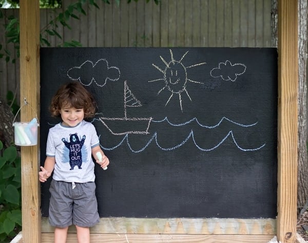Outdoor Chalkboard DIY- Weatherproof and Durable!