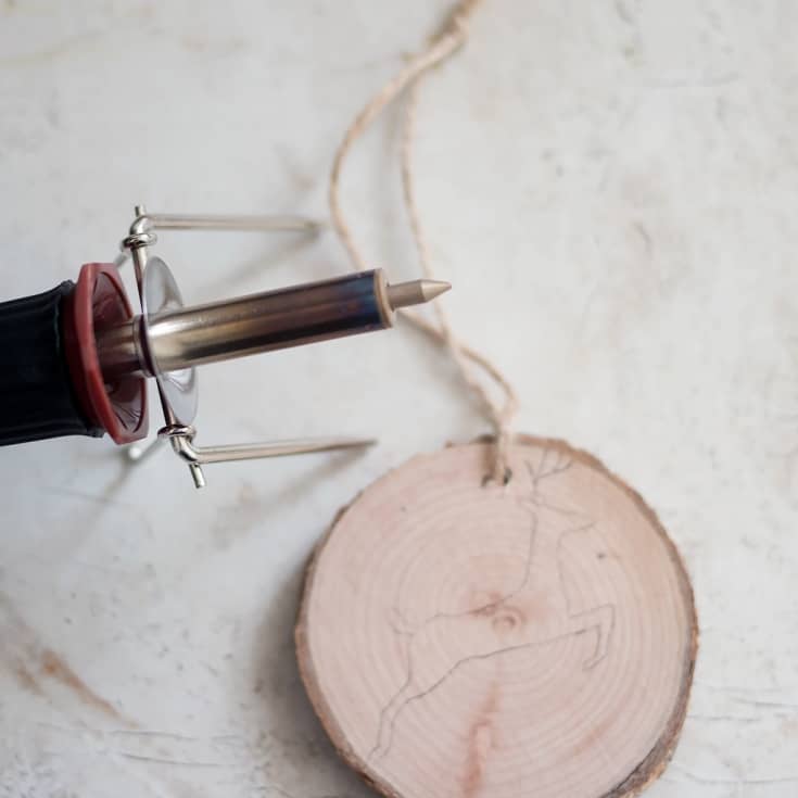 Easy Wood Burned Gift Tags or Christmas Ornaments