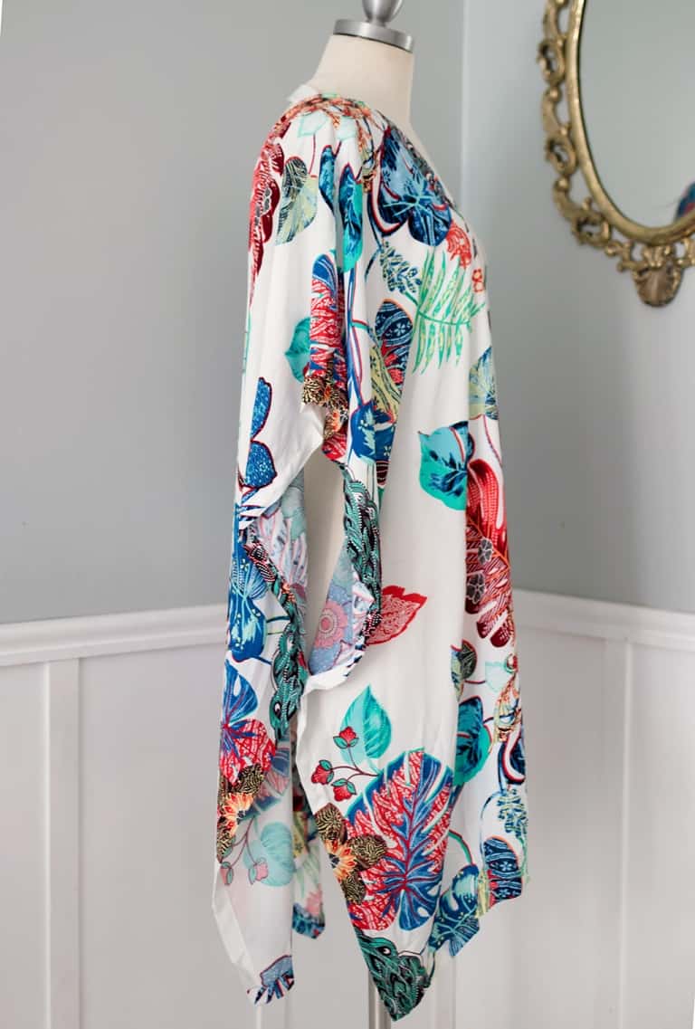 How to Sew an Easy Swimsuit Coverup- No Pattern Necessary!