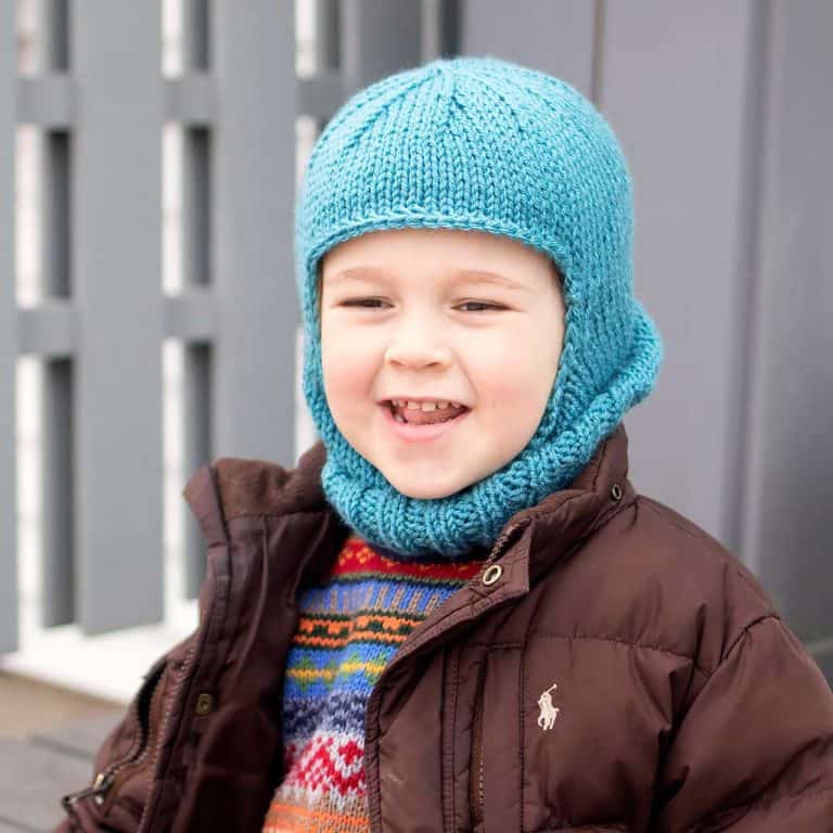 Easy Kids Ski Mask Knitting Pattern