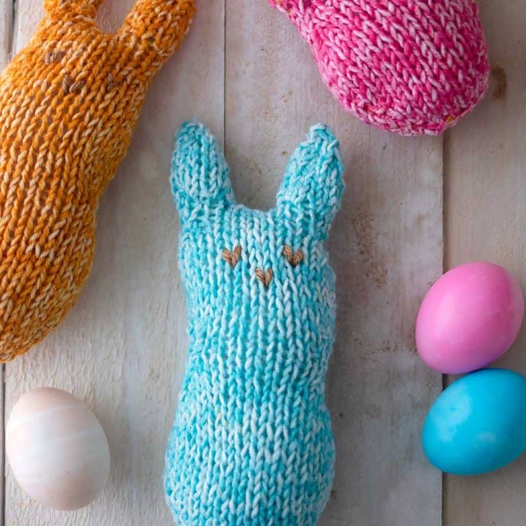 Easter Peep Bunny Knitting Pattern