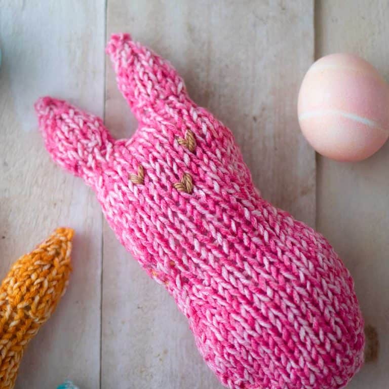 Easter Peep Bunny Knitting Pattern