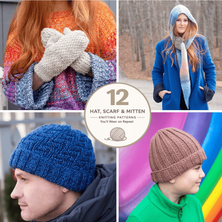 12 Hat, Scarf & Mitten Knitting Patterns You’ll Wear on Repeat