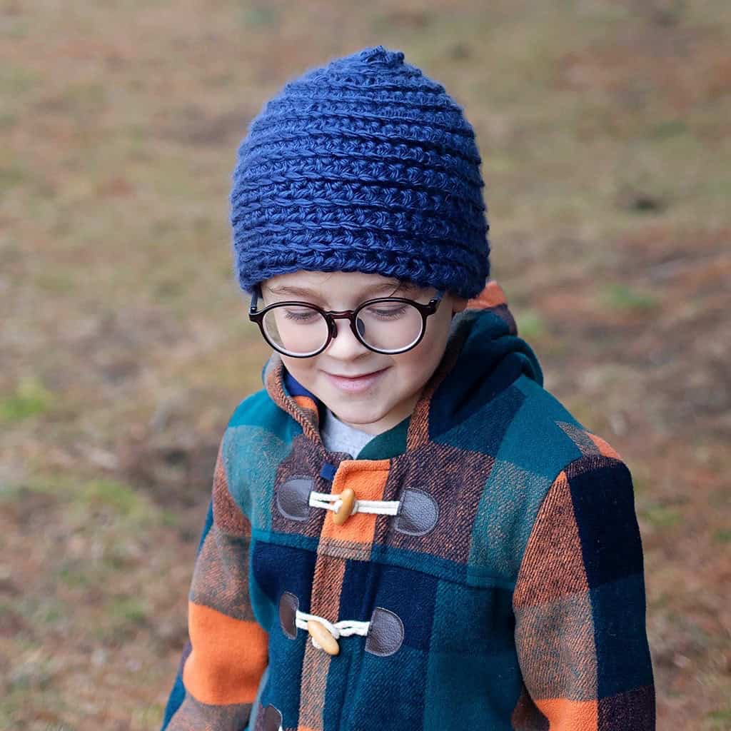 Kids Spiral Hat Crochet Pattern