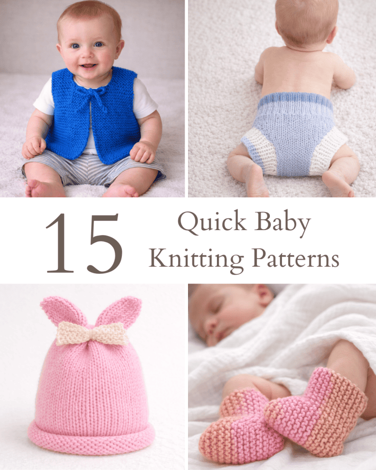 15 Quick Baby Knitting Projects You’ll Actually Finish in a Day