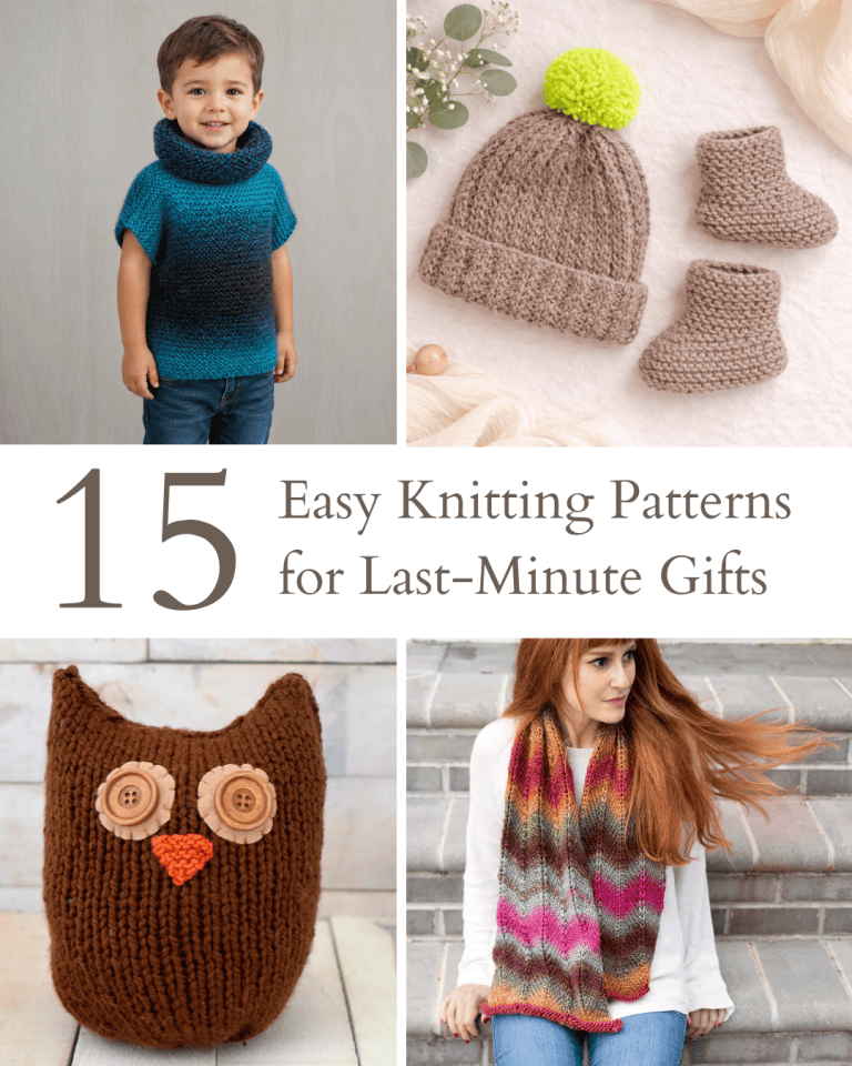 15 Easy Knitting Patterns That Make Perfect Last-Minute Gifts (Beginner ...